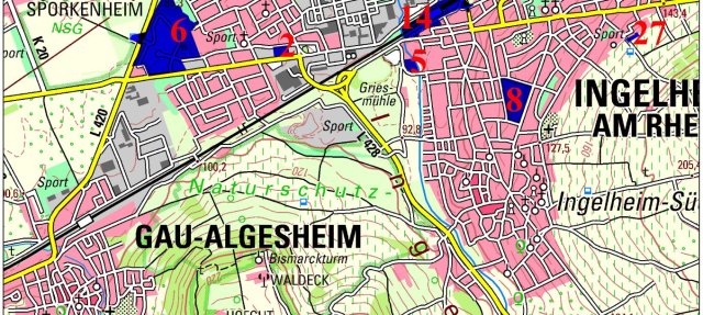 Flächennutzungsplan Stadt Ingelheim | Ingelheim am Rhein