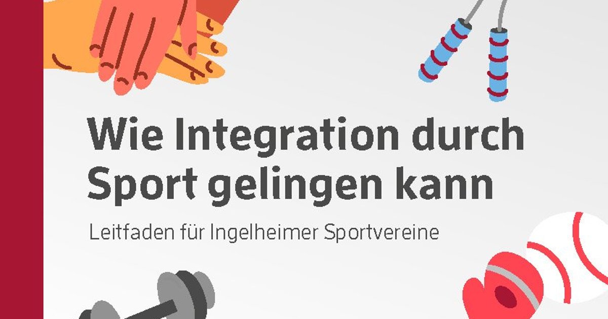Leitfaden „Wie Integration durch Sport gelingen kann“ veröffentlicht ...